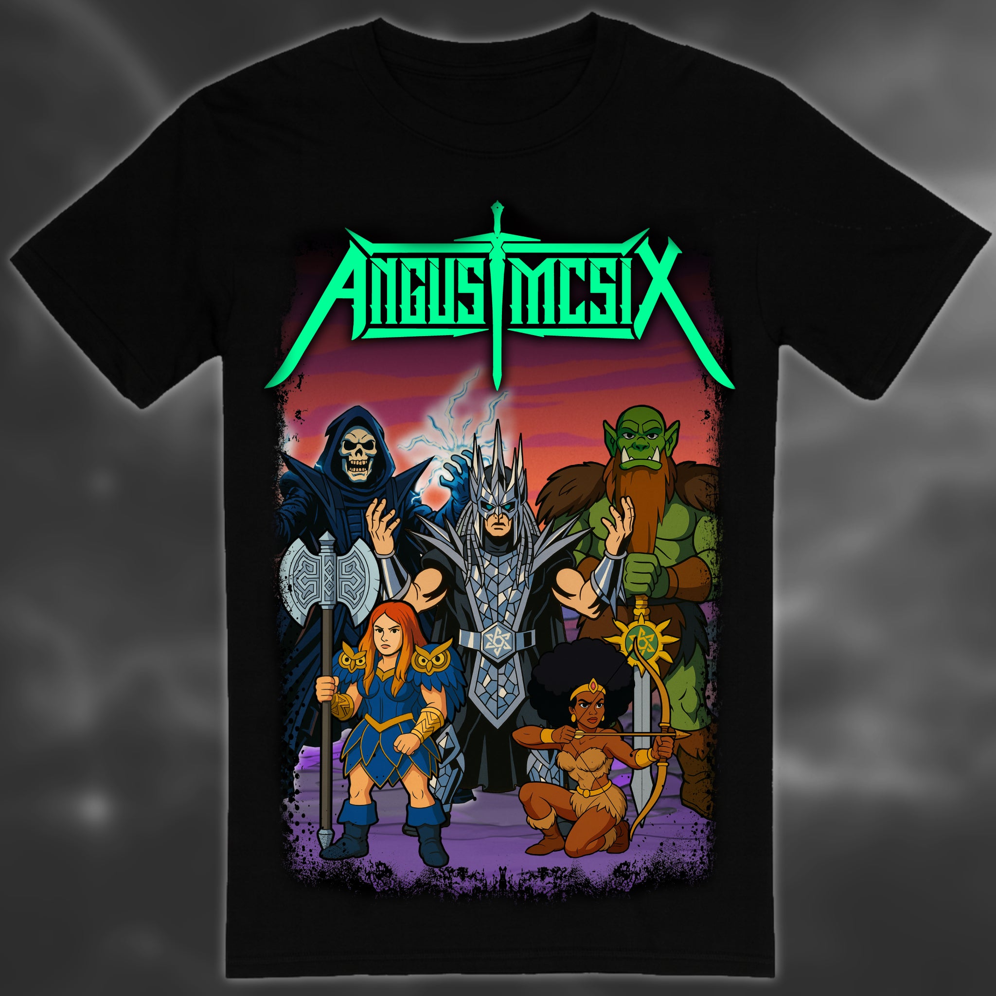 HERO METAL TOUR T-SHIRT – Angus McSix
